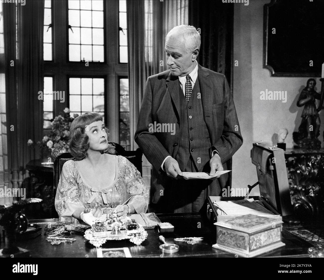 Bette Davis & George Macready Film Dead Ringer; Dead Image (1964 ...