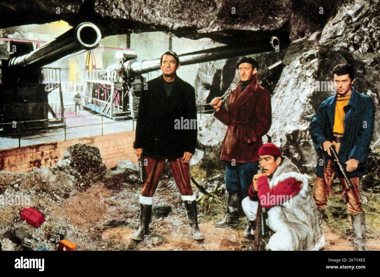 Gregory Peck, David Niven, Anthony Quinn & James Darren Film: The Guns Of Navarone (1965 ...