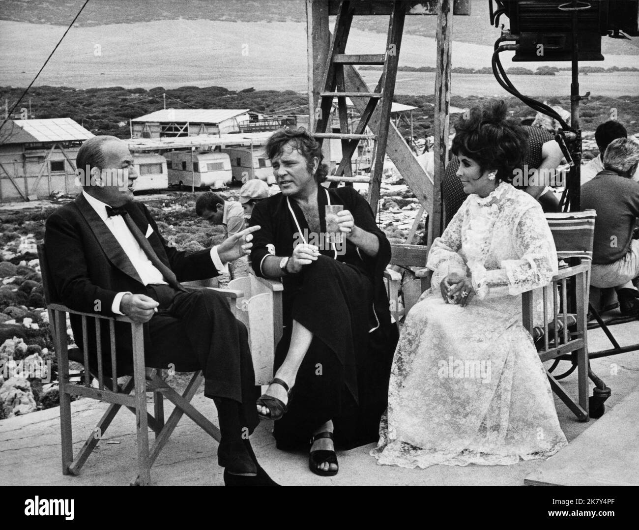 Noel Coward, Richard Burton & Elizabeth Taylor Film: Boom! (UK 1968 ...
