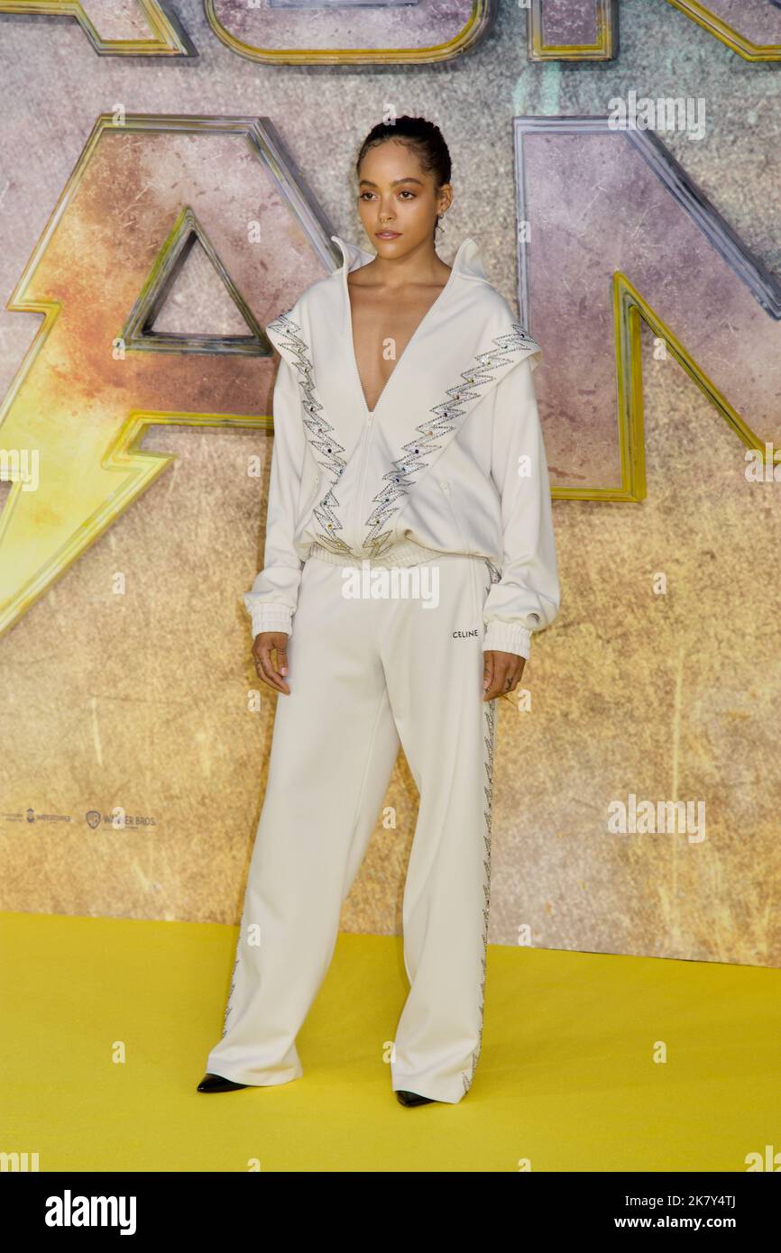 Quintessa Swindell. Black Adam UK Premiere, Cineworld Leicester Square ...