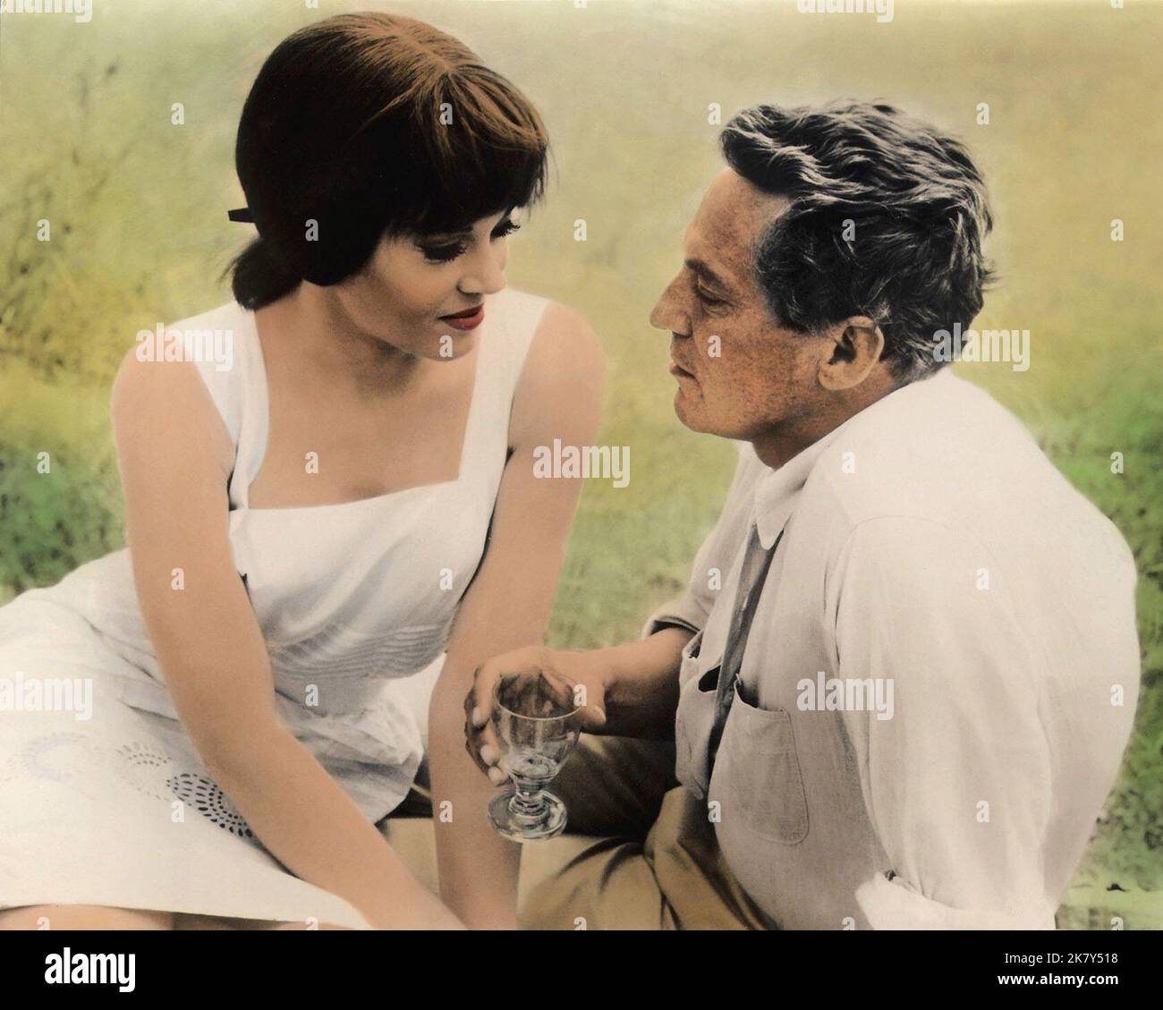 Jane Fonda & Peter Finch Film In The Cool Of The Day (1963) Characters ...