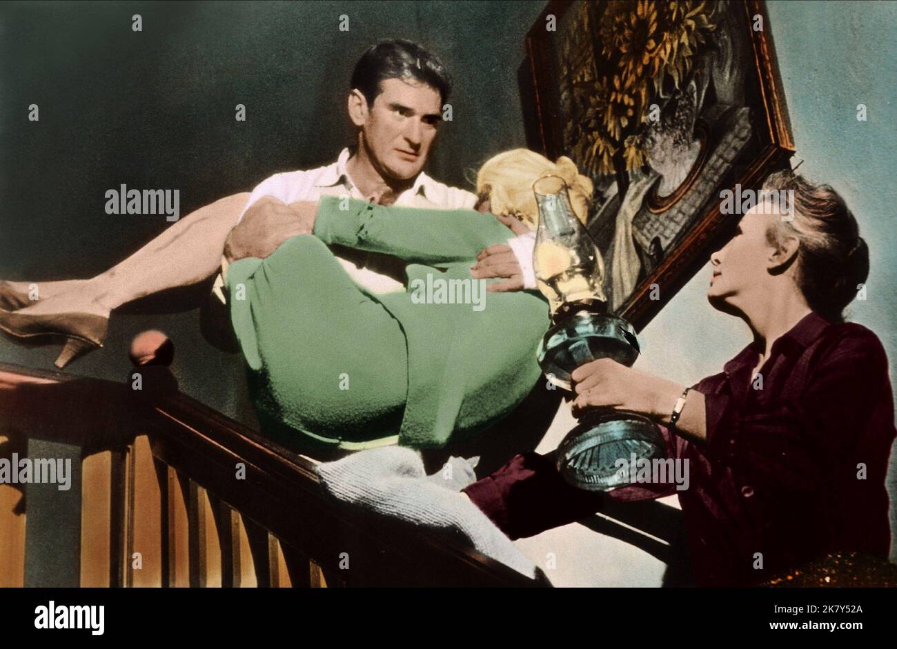 Rod Taylor, Tippi Hedren & Jessica Tandy Film: The Birds (USA 1963 ...