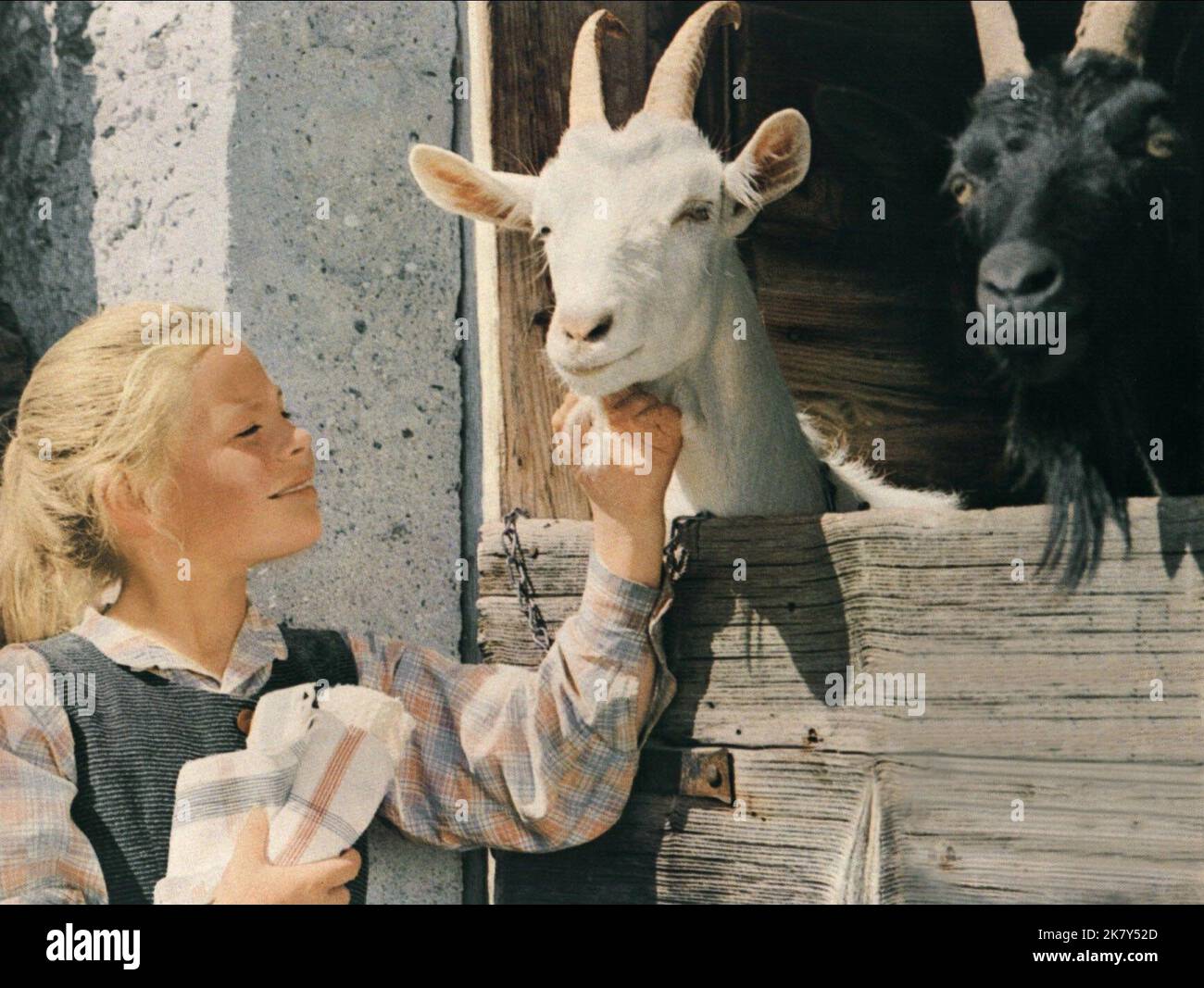 Eva Maria Singhammer & Goats Film: Heidi (AT 1965) Characters: Heidi ...