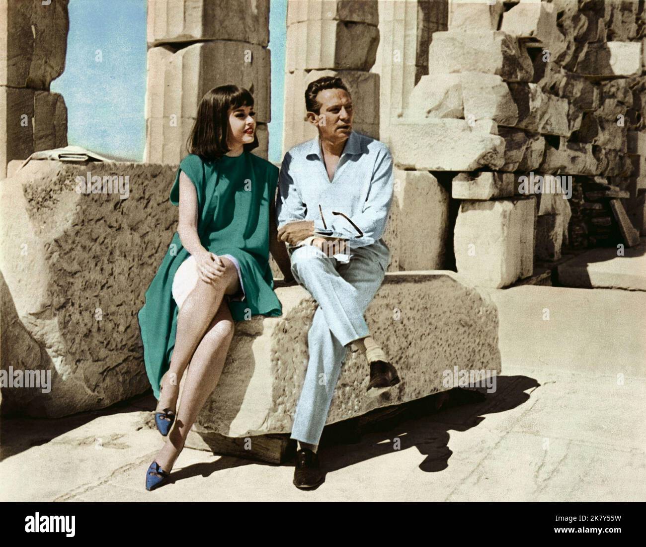 Jane Fonda & Peter Finch Film In The Cool Of The Day (1963) Characters ...