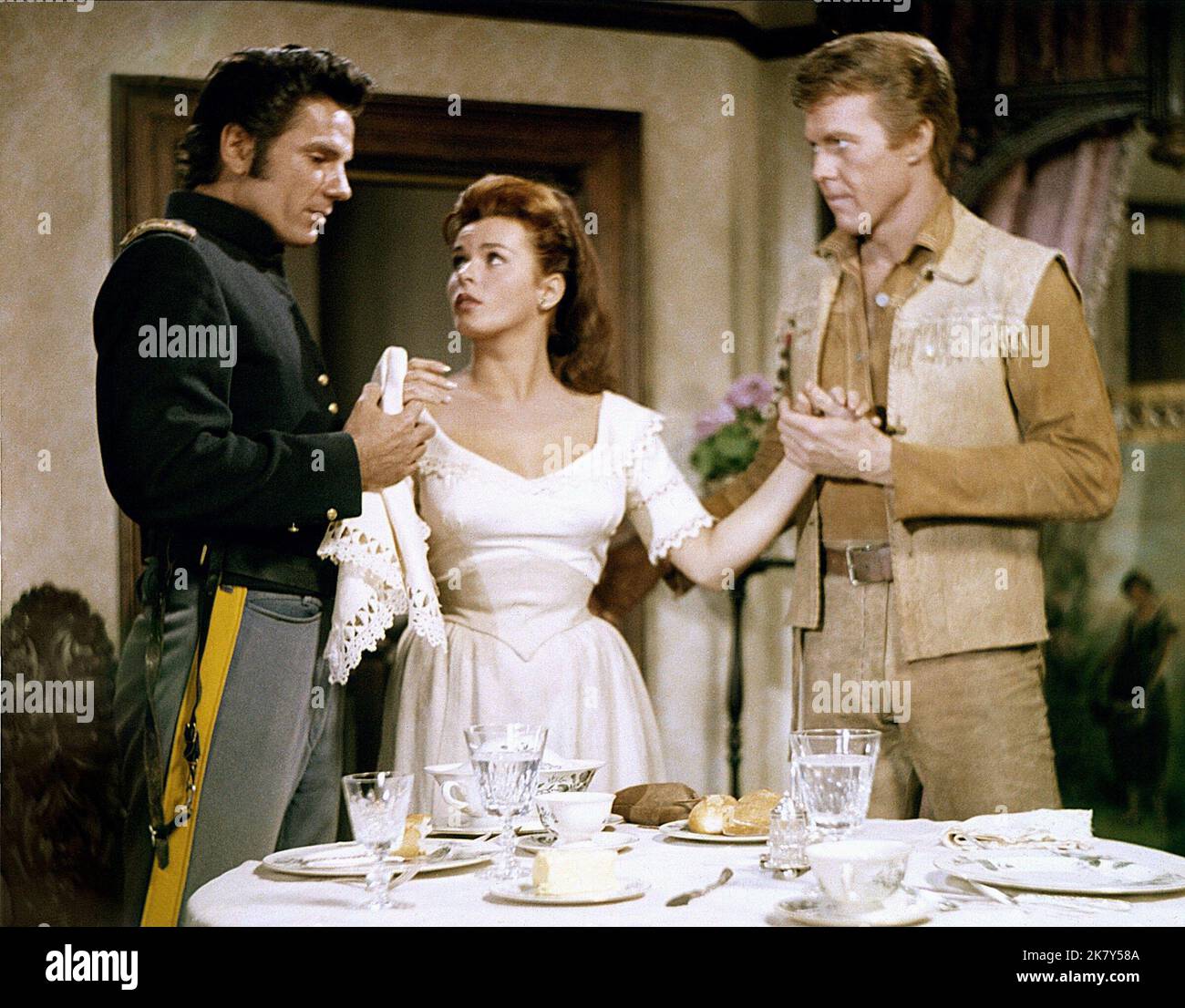 Tom Tryon, Senta Berger & Harve Presnell Film: The Glory Guys (USA 1965 ...