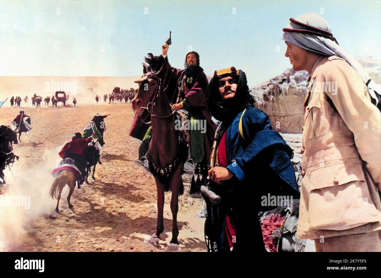 Anthony Quinn, Omar Sharif & Peter O'Toole Film: Lawrence Of Arabia (UK ...