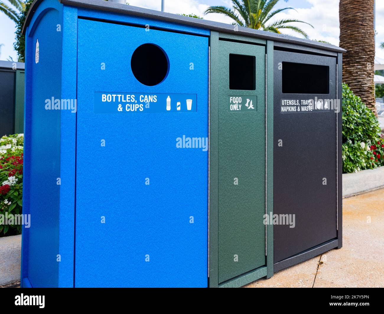 Colorful recycle collection bins for sorting trash to be recycled Stock ... Colorful recycle collection bins for sorting trash to be recycled Stock ...