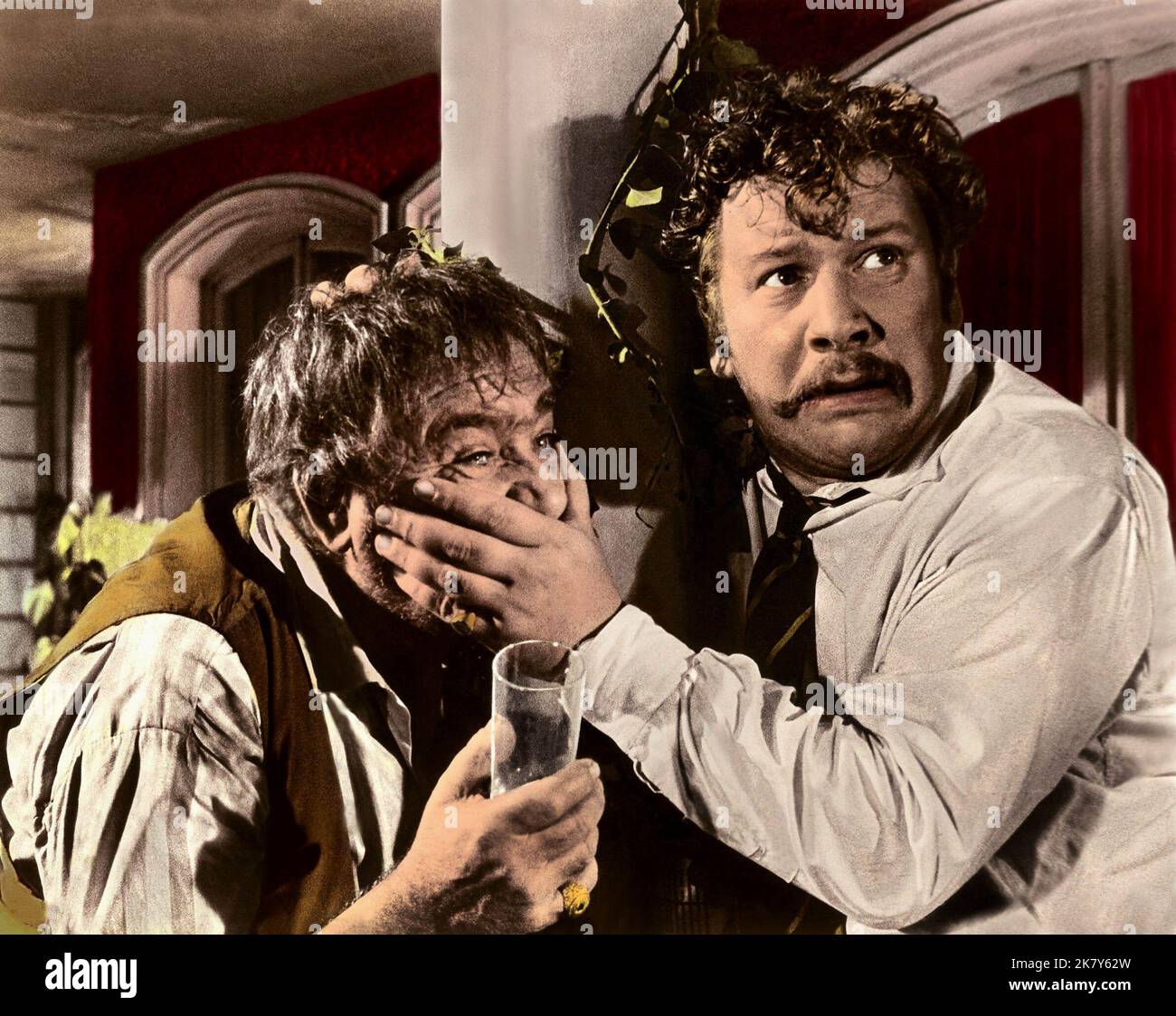 Akim Tamiroff & Peter Ustinov Film Topkapi (1964) Characters: Gerven ...
