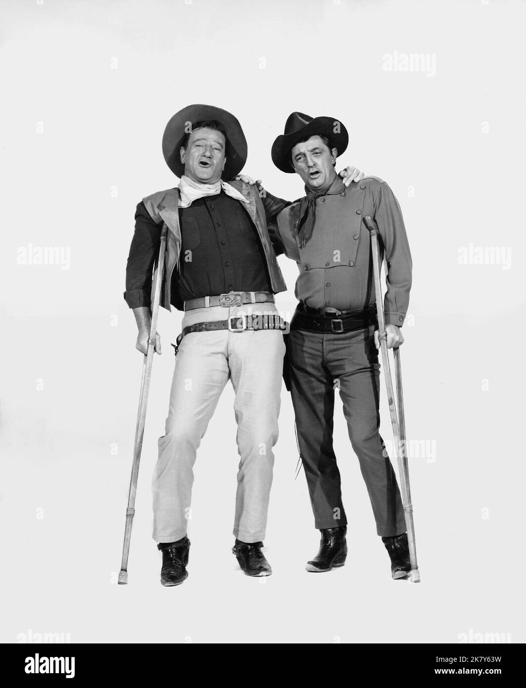 John Wayne & Robert Mitchum Film: El Dorado (USA 1967) Characters: Cole ...