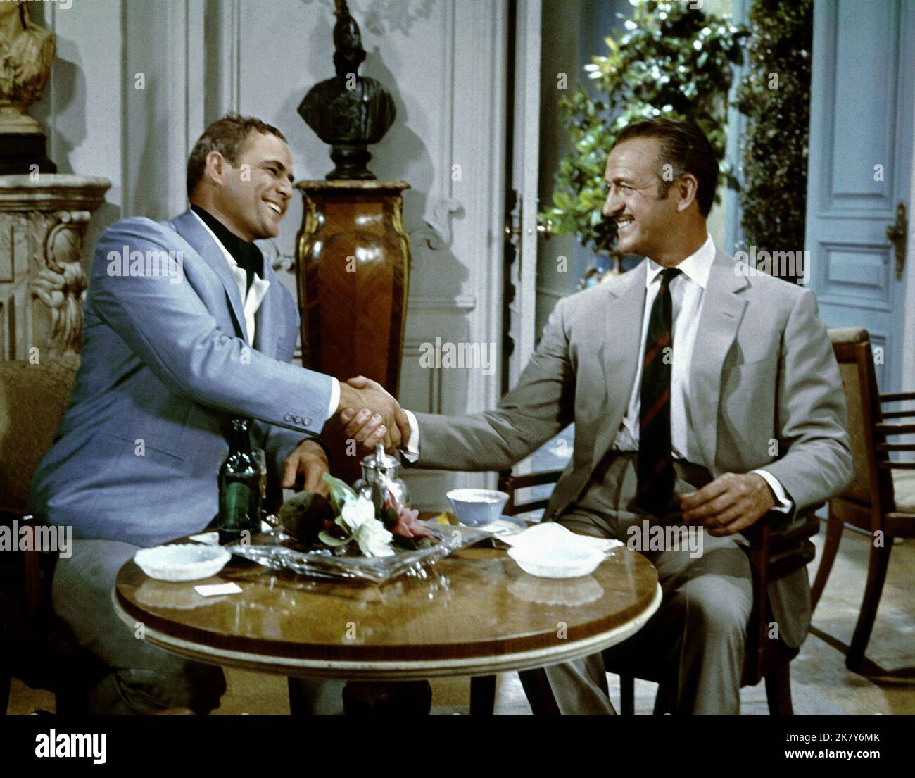 Marlon Brando & David Niven Film: Bedtime Story (USA 1964) Characters ...