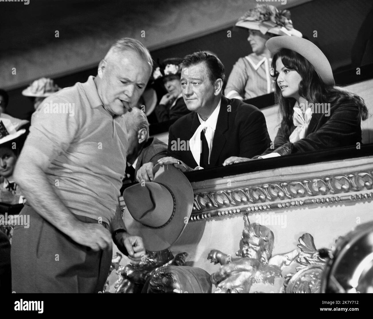 Henry Hathaway, John Wayne & Claudia Cardinale Film: Circus World; The ...