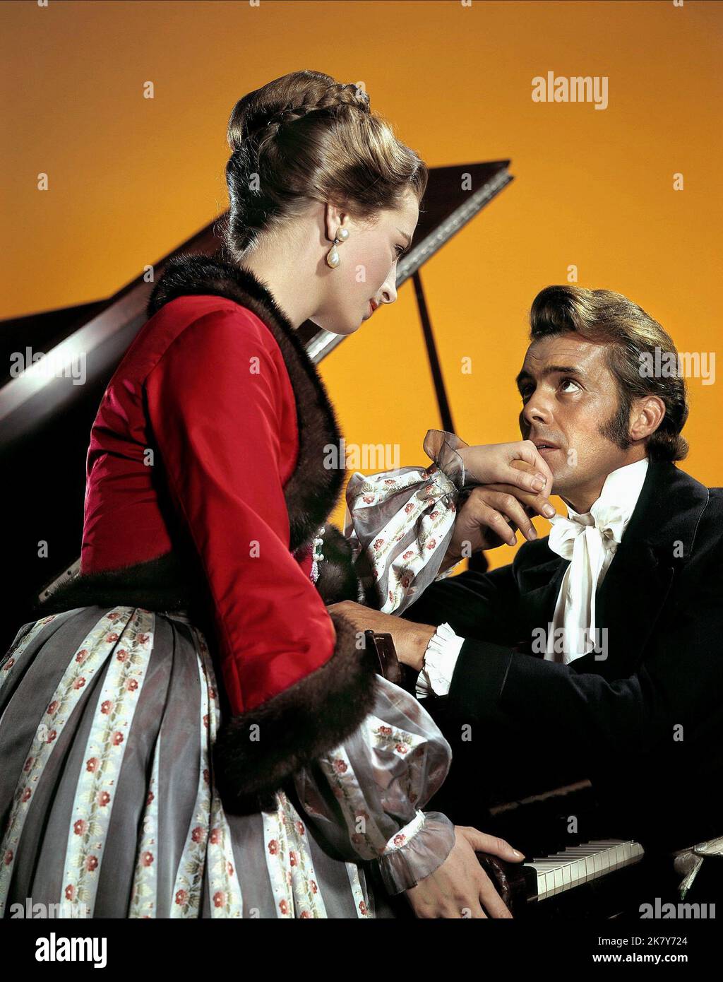 Capucine, Dirk Bogarde Film Song Without End (1960) Characters ...