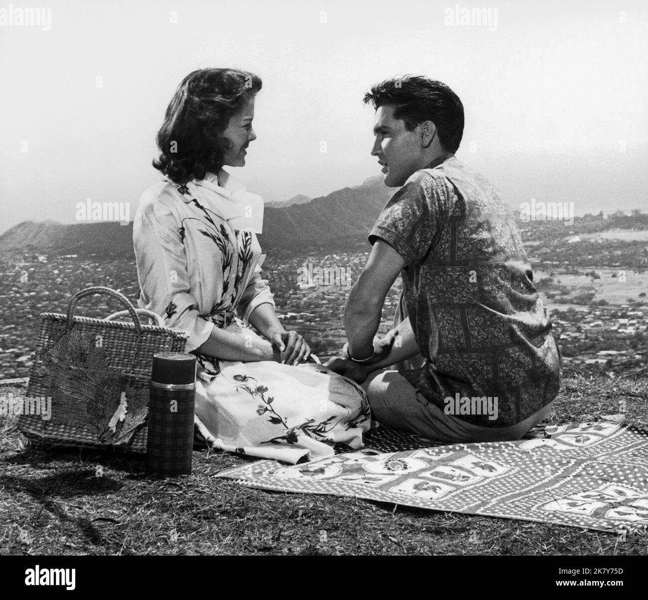 Joan Blackman & Elvis Presley Film Blue Hawaii (USA 1961) Characters ...
