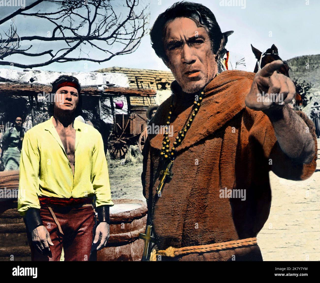 Charles Bronson & Anthony Quinn Film: Guns For San Sebastian (1962 ...