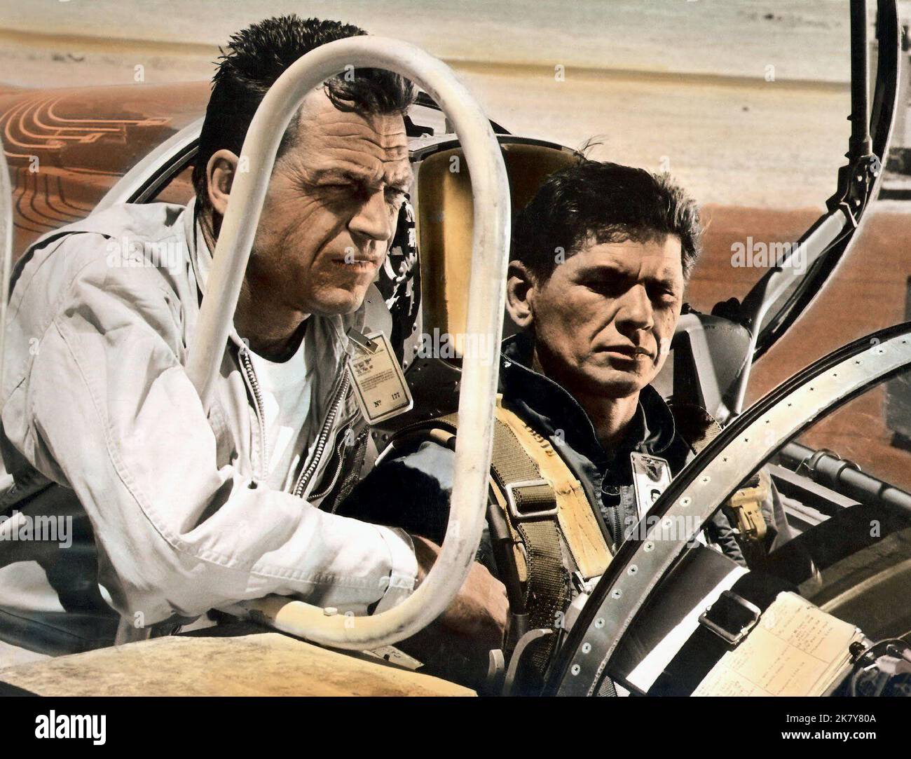 David Mclean & Charles Bronson Film: X-15 (1968) Characters: Matt Powell & Lt. Col. Lee Brandon ...