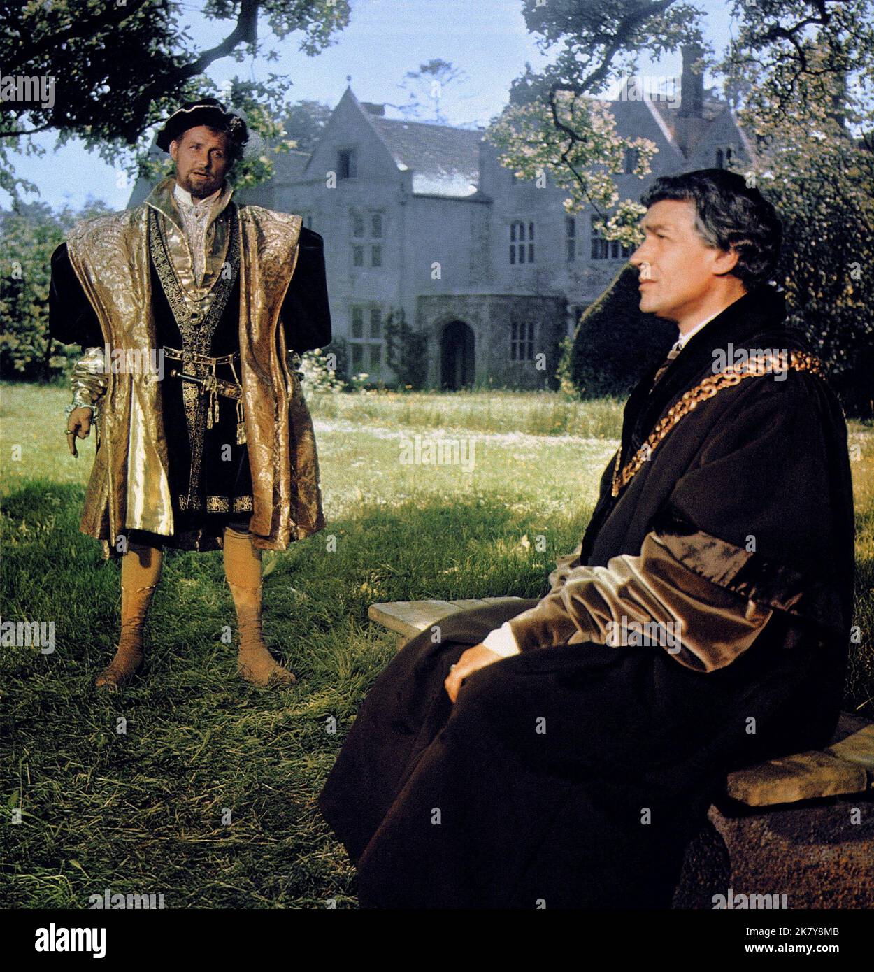 Robert Shaw & Paul Scofield Film A Man For All Seasons (1965 ...