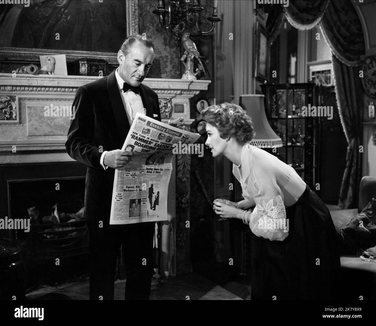 George Sanders & Vera Miles Film: A Touch Of Larceny (1967) Characters ...