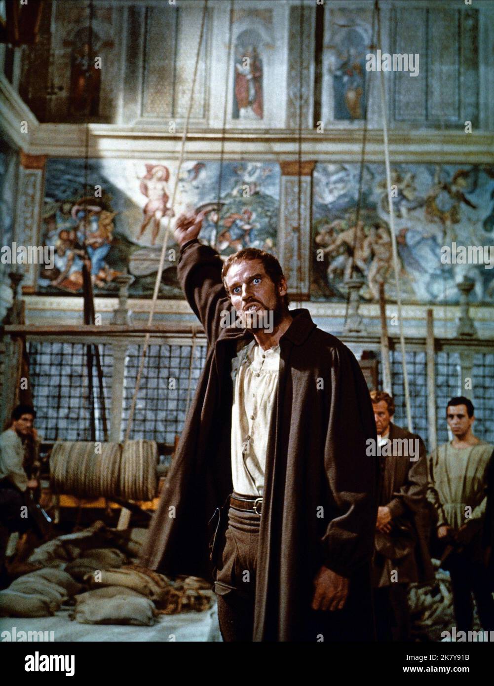 Charlton Heston Film The Agony And The Ecstasy (1965) Characters ...