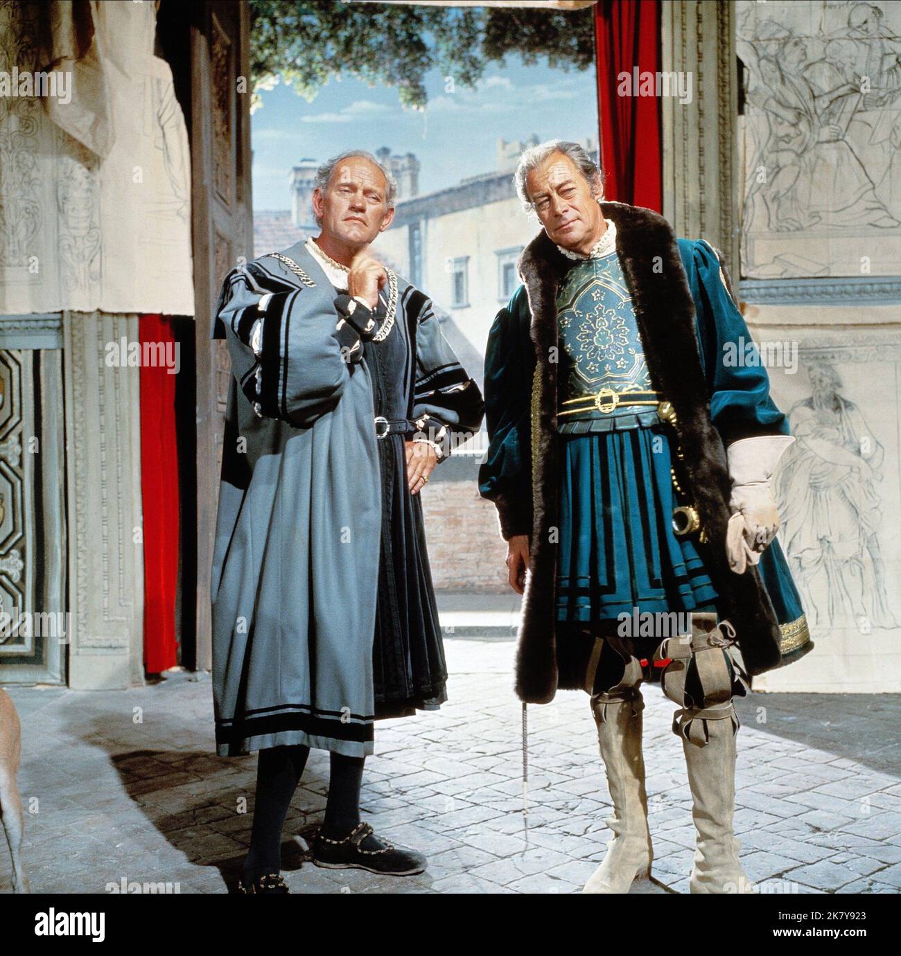 Harry Andrews & Rex Harrison Film: The Agony And The Ecstasy (1965 ...