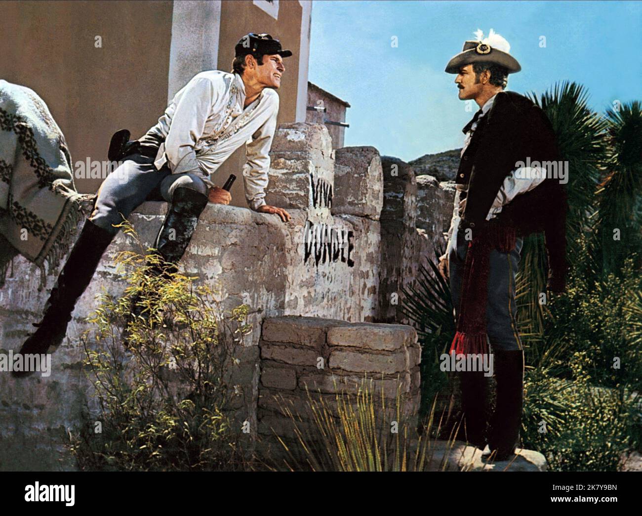 Charlton Heston & Richard Harris Film: Major Dundee (USA 1965 ...