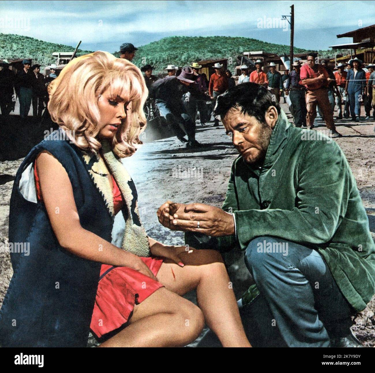 Stella Stevens & Glenn Ford Film Rage (1966) Characters: Perla, Doc ...