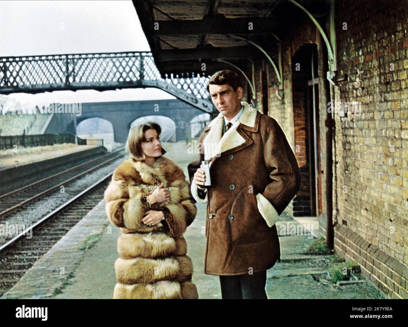 Romy Schneider & James Villiers Film: Otley (1968) Characters: Imogen ...