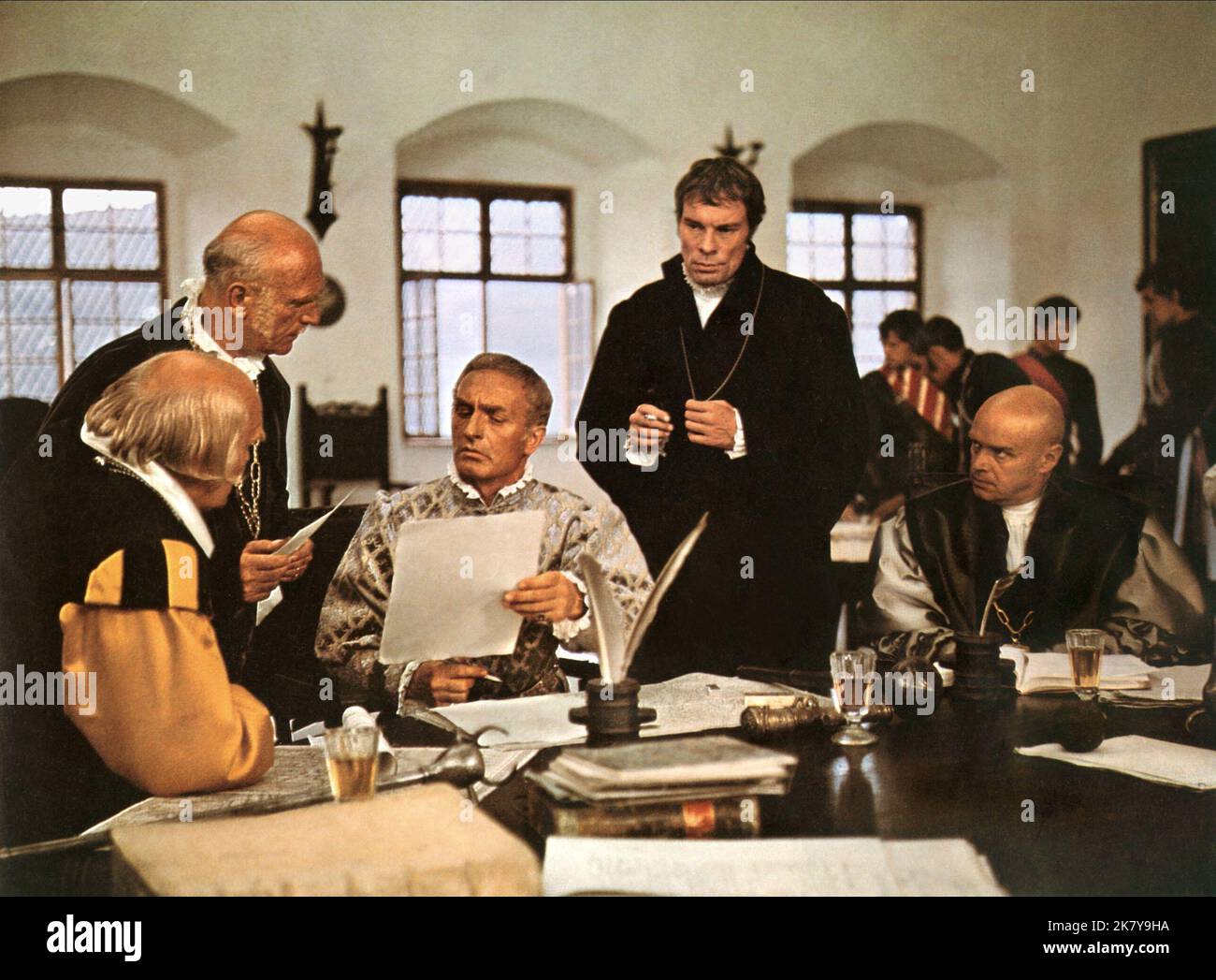 Anton Diffring & Thomas Holtzmann Film: Man On Horseback; Michael ...
