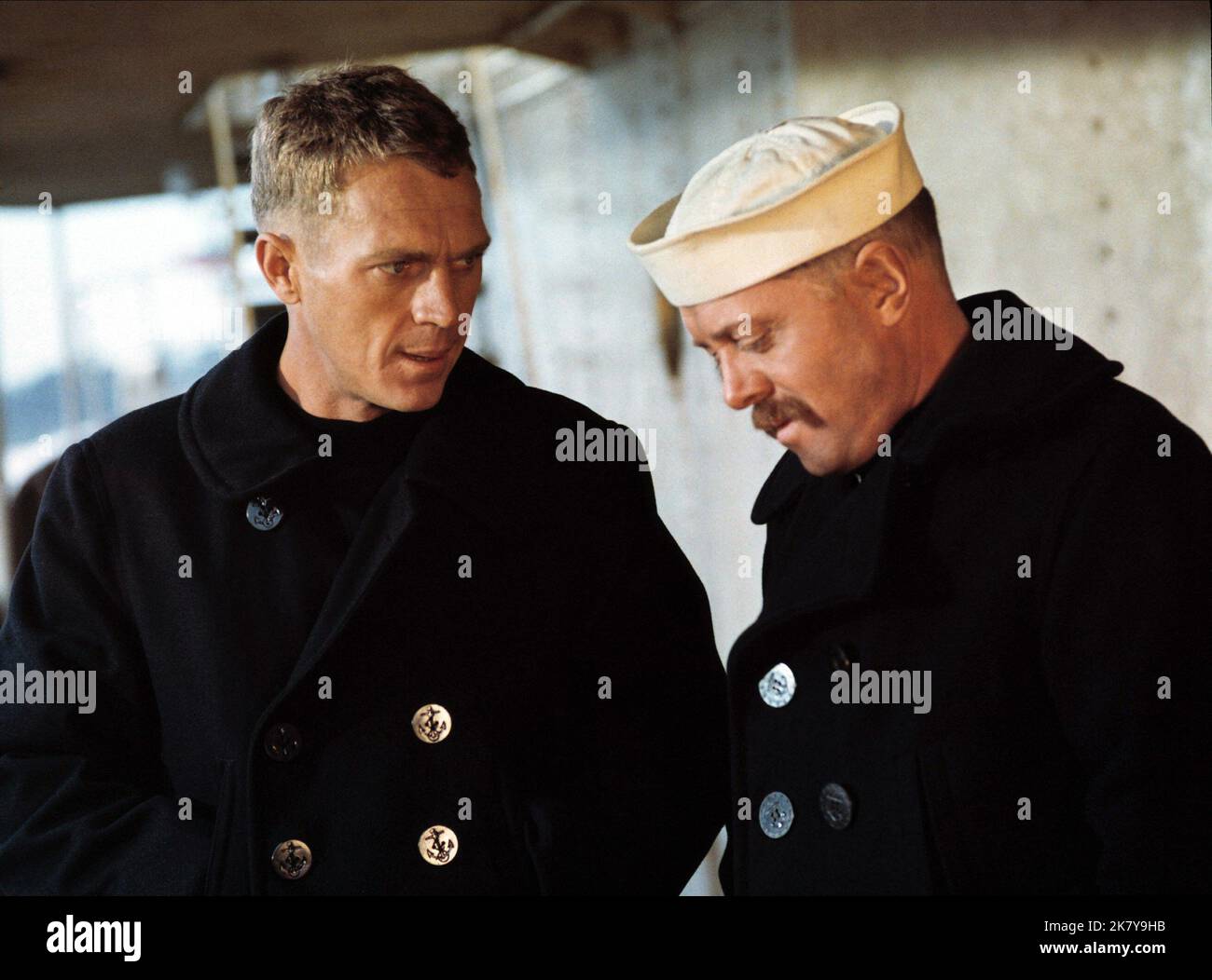 Steve Mcqueen & Richard Attenborough Film The Sand Pebbles (1966 ...