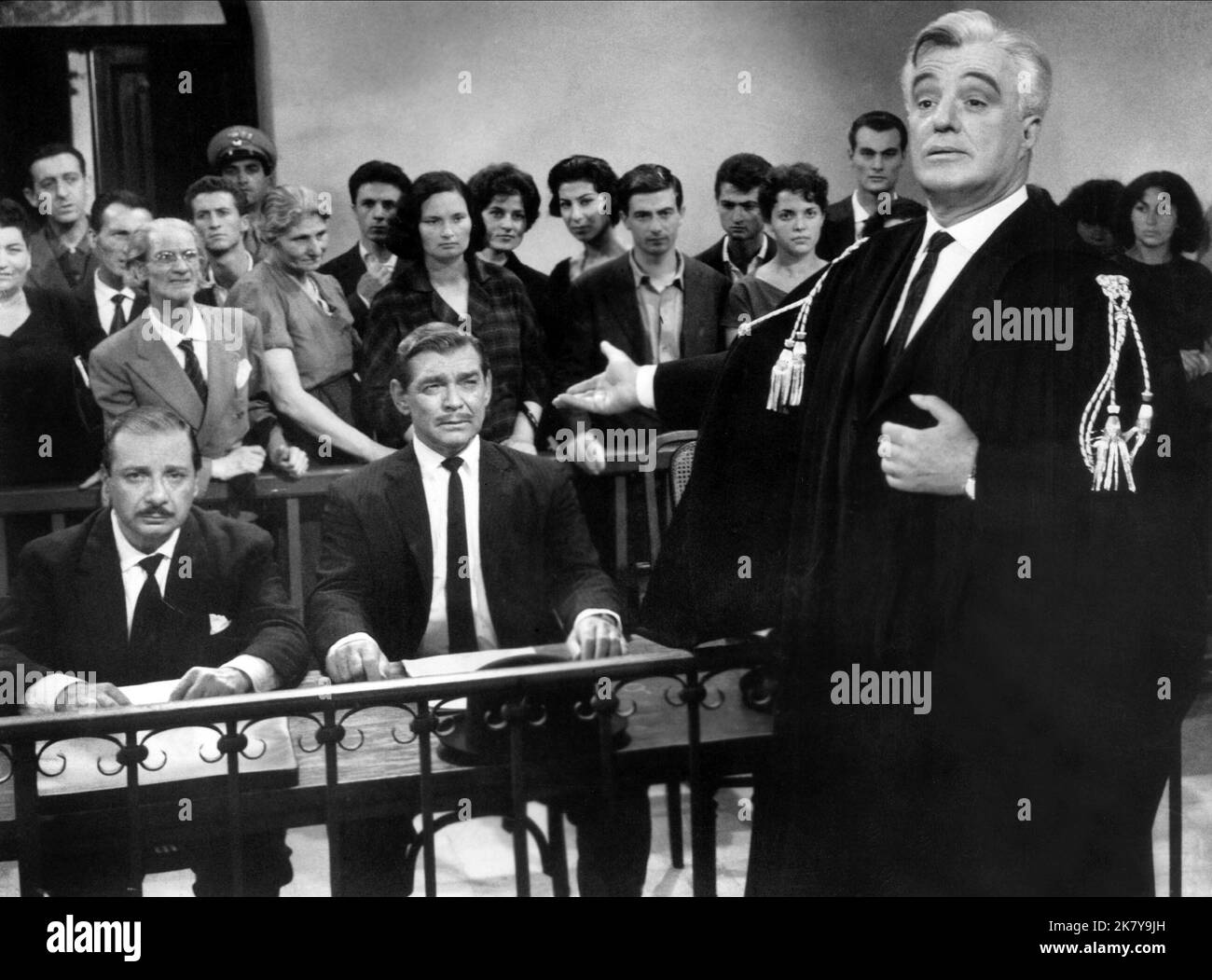 Clark Gable & Vittorio De Sica Film It Started In Naples (USA 1960 ...
