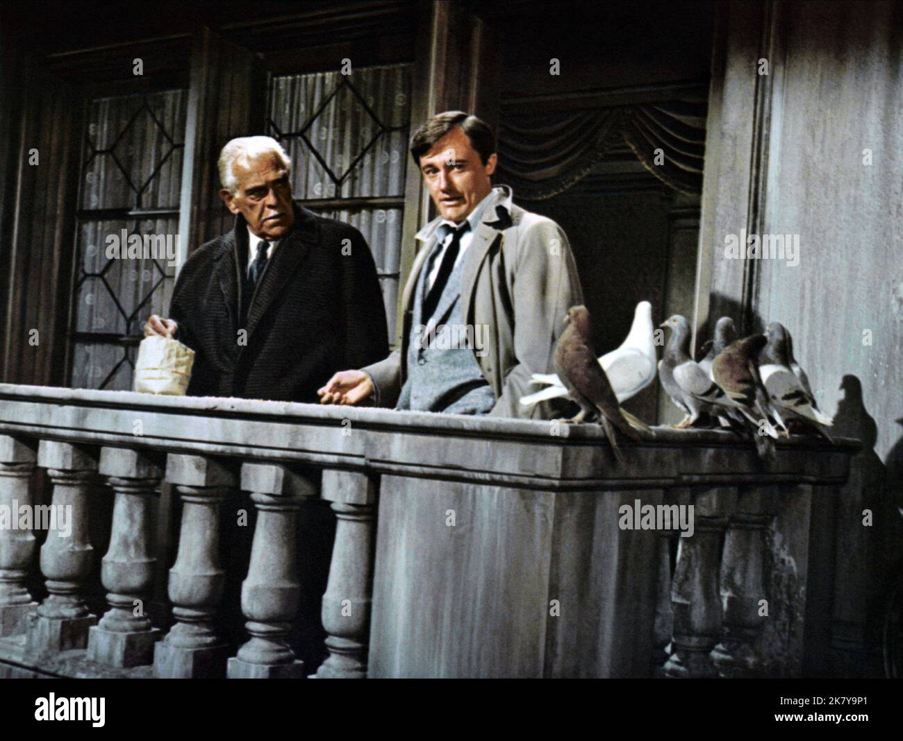 Boris Karloff & Robert Vaughn Film The Venetian Affair (USA 1966 ...