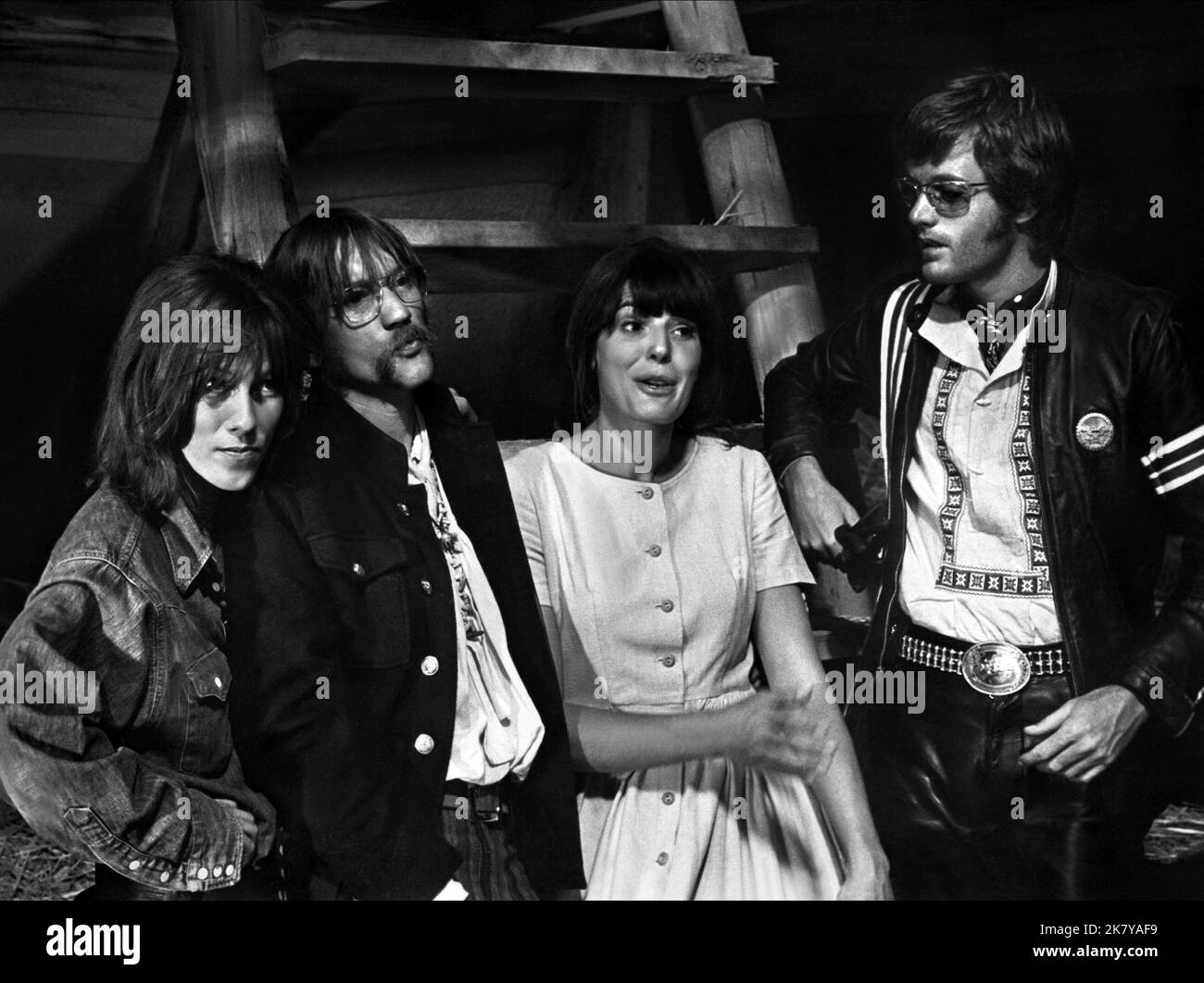 Luana Anders, Luke Askew, Sabrina Scharf & Peter Fonda Film: Easy Rider ...