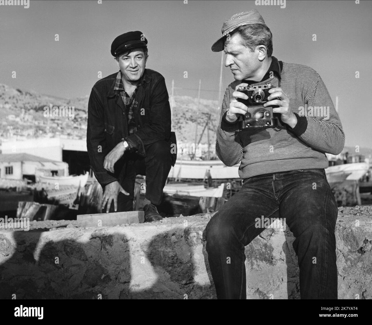 Mitsos Ligizos & Jules Dassin Film: Pote Tin Kyriaki; Never On Sundays ...