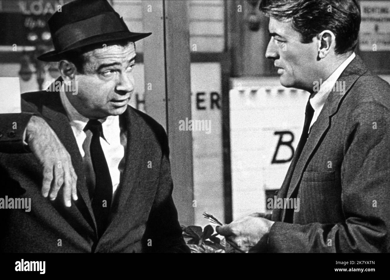 Walter Matthau & Gregory Peck Film Mirage (1965) Characters: Ted ...