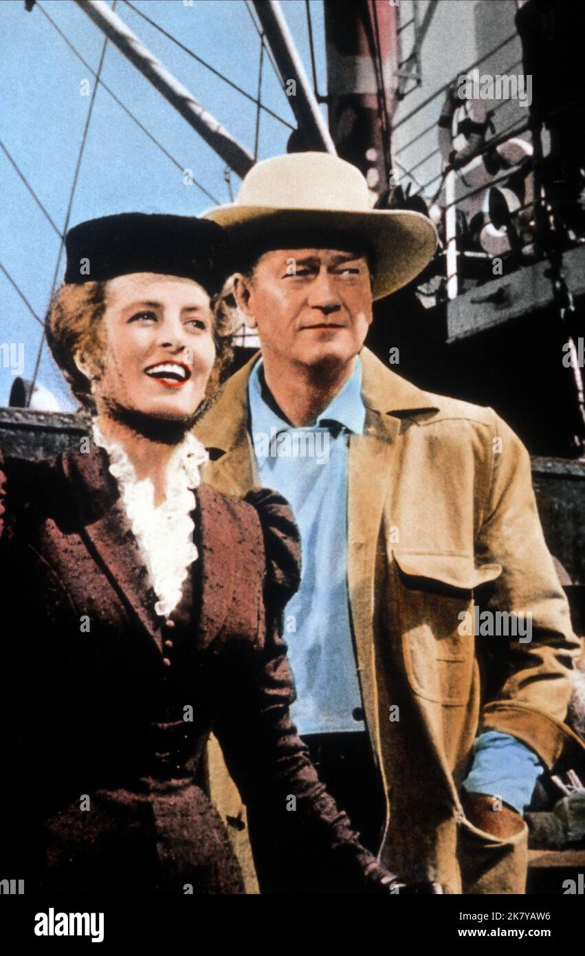 Capucine & John Wayne Film: North To Alaska (1960) Characters: Michelle ...