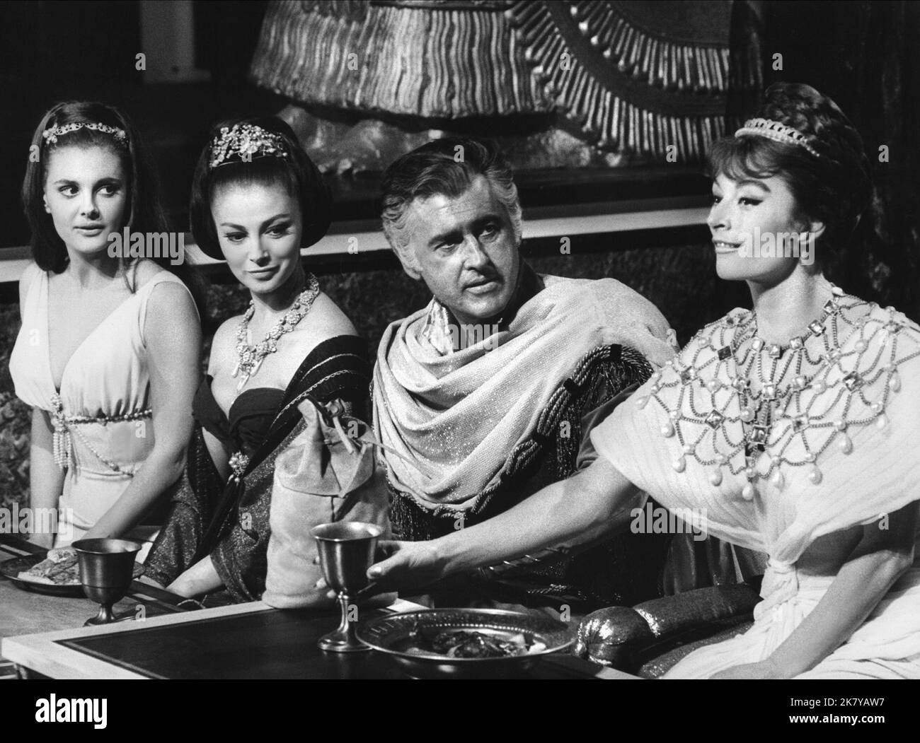 Rossana Podesta, Pier Angeli, Stewart Granger & Anouk Aimee Film: Sodom ...