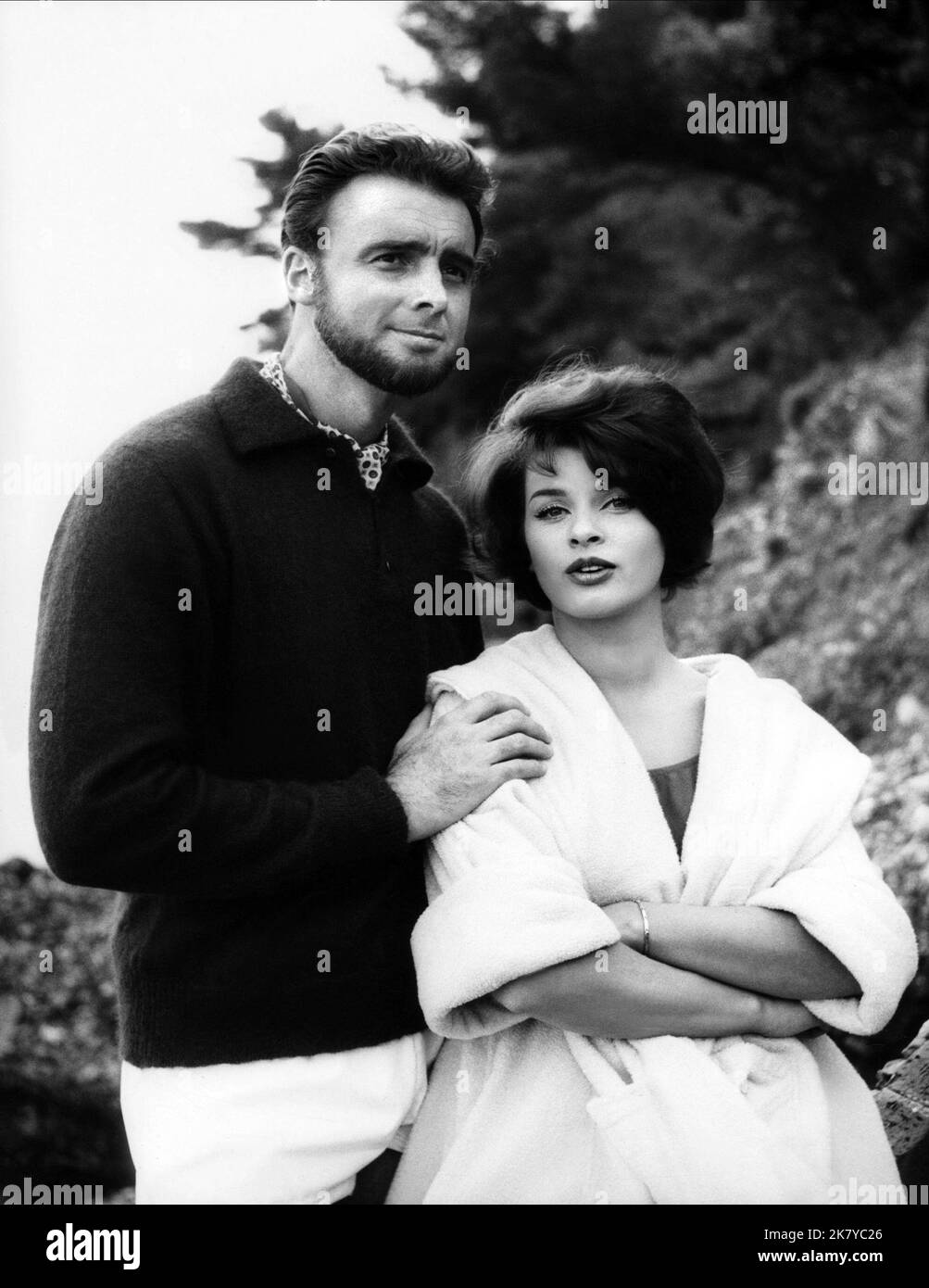 Jerome Courtland & Senta Berger Film O Sole Mio (GER 1960) Characters ...