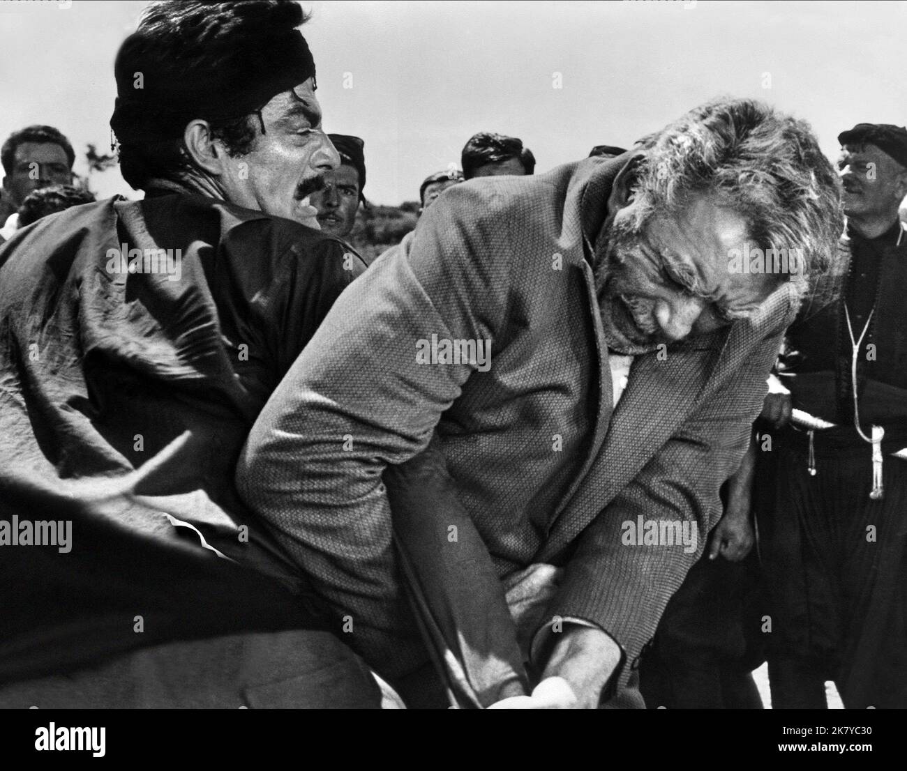 Takis Emmanuel & Anthony Quinn Film: Zorba The Greek; Alexis Sorbas ...
