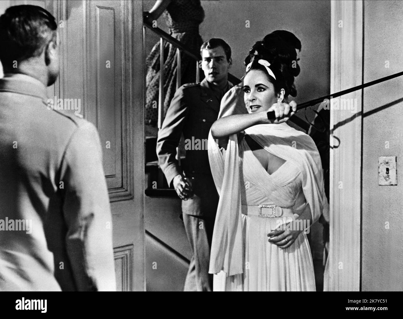 Marlon Brando & Elizabeth Taylor Film: Reflections In A Golden Eye (1967) Characters: Maj ...