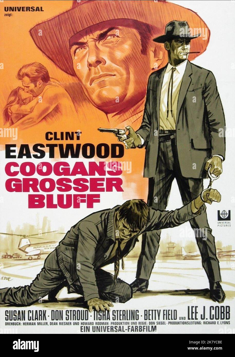 Melodie Johnson, Clint Eastwood & Don Stroud Film: Coogan'S Bluff (USA ...