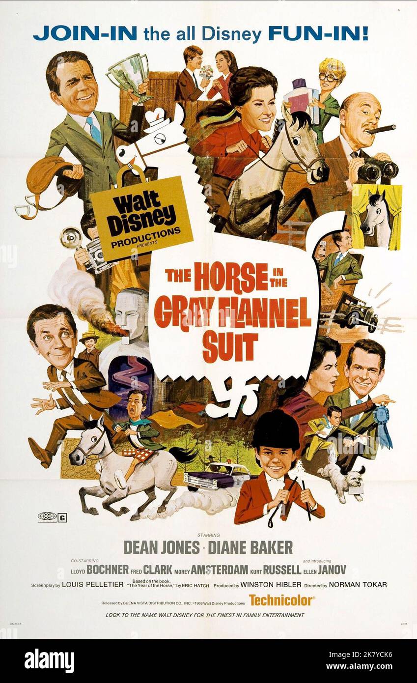 Movie Poster Film The Horse In The Gray Flannel Suit (USA 1968 ...
