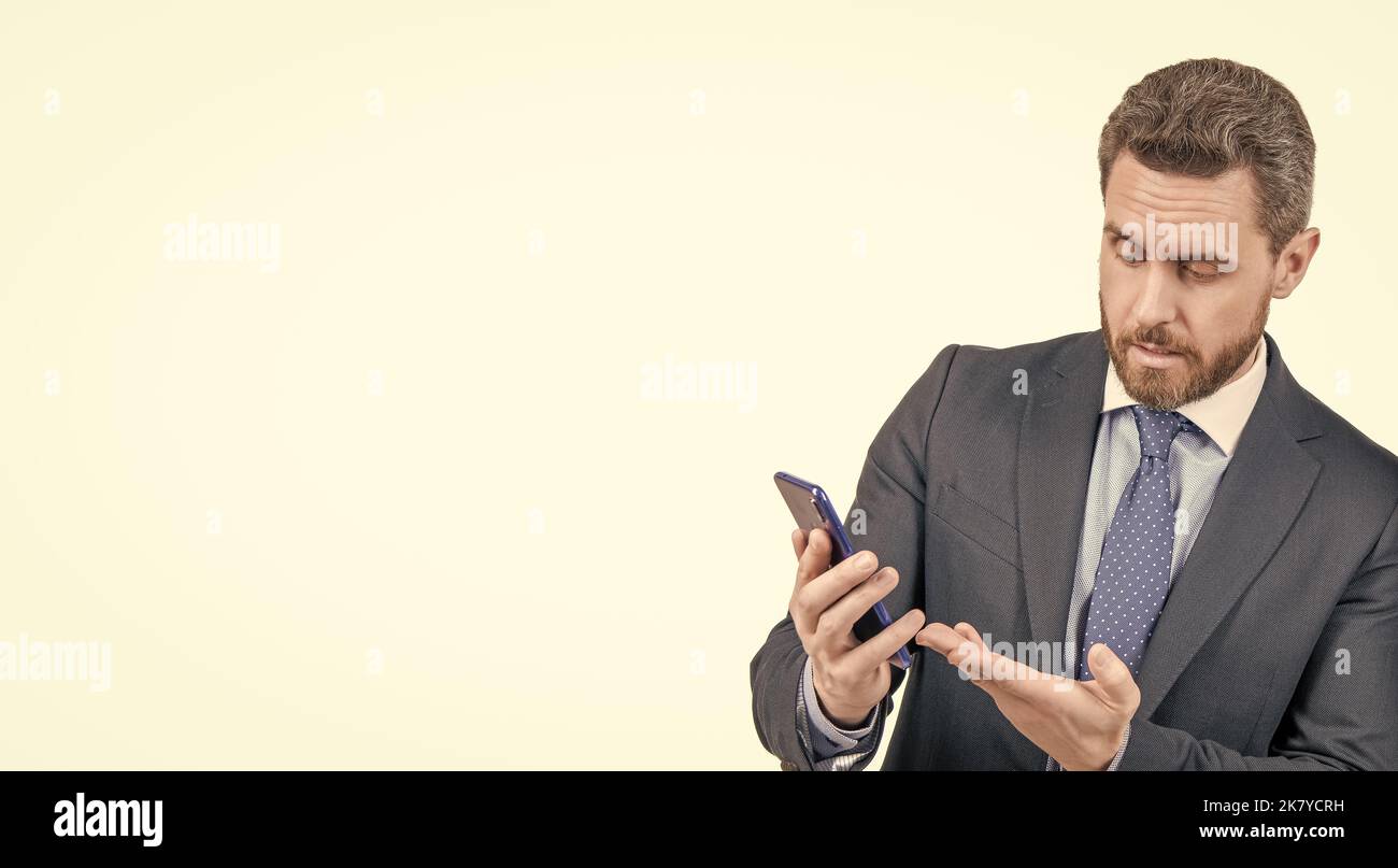 Get the smartphone according to your need. Businessman use smartphone ...