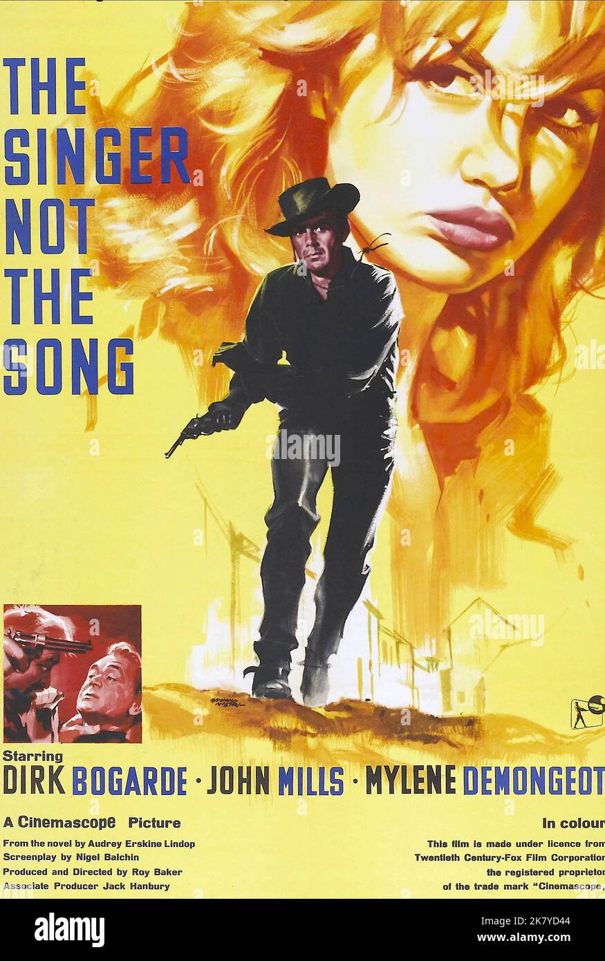 Dirk Bogarde Poster Film The Singer Not The Song (1961) Characters ...