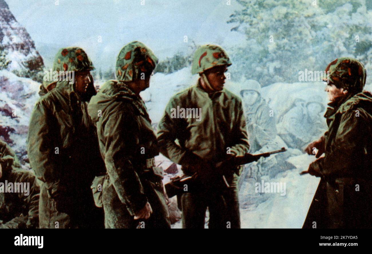 Sidney Poitier Film All The Young Men (1968) Characters: Sgt. Eddie ...