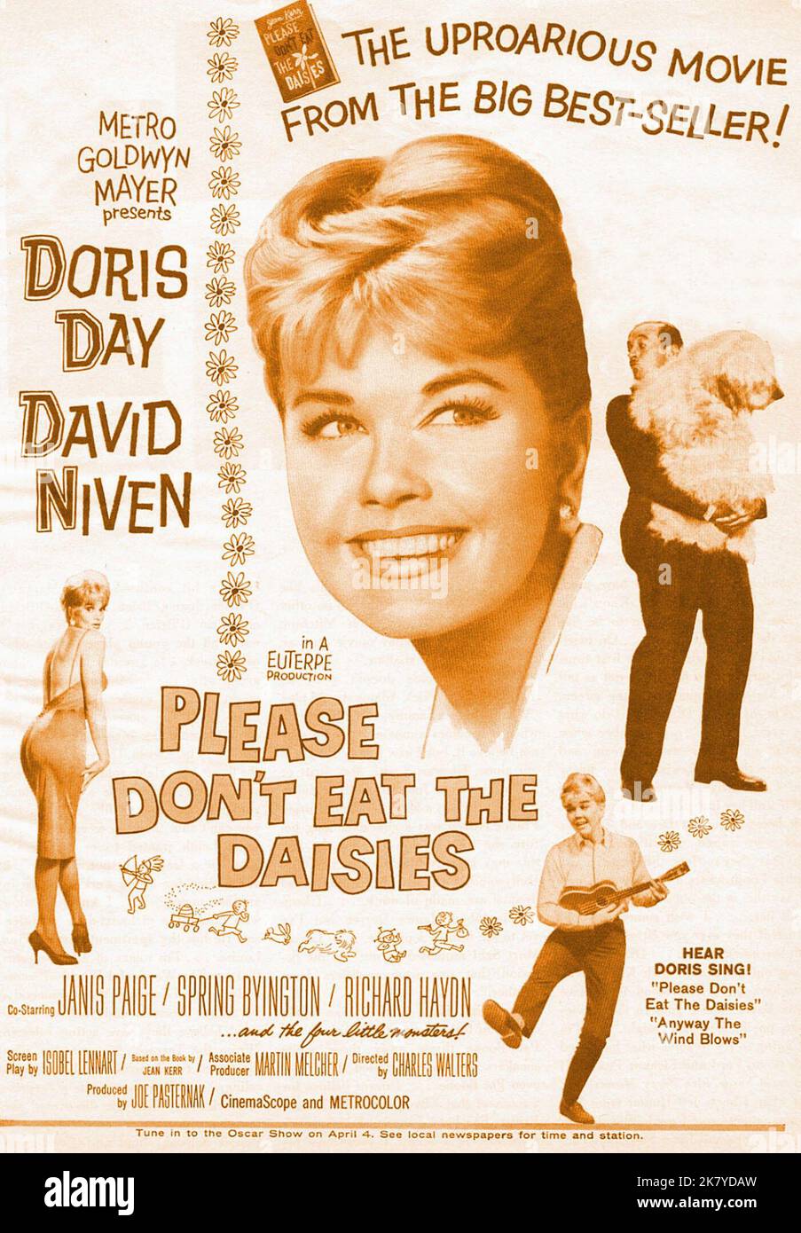 Doris Day Film Poster Film Please Don'T Eat The Daisies (USA 1960 ...