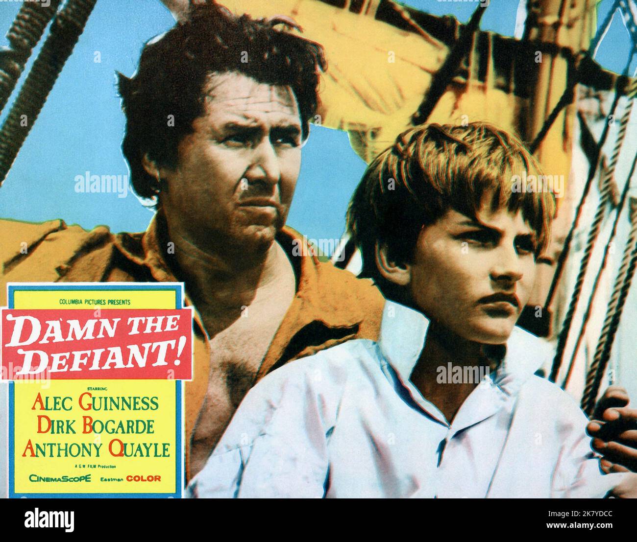 Anthony Quayle Film H.M.S. Defiant; Damn The Defiant (1962) Characters ...