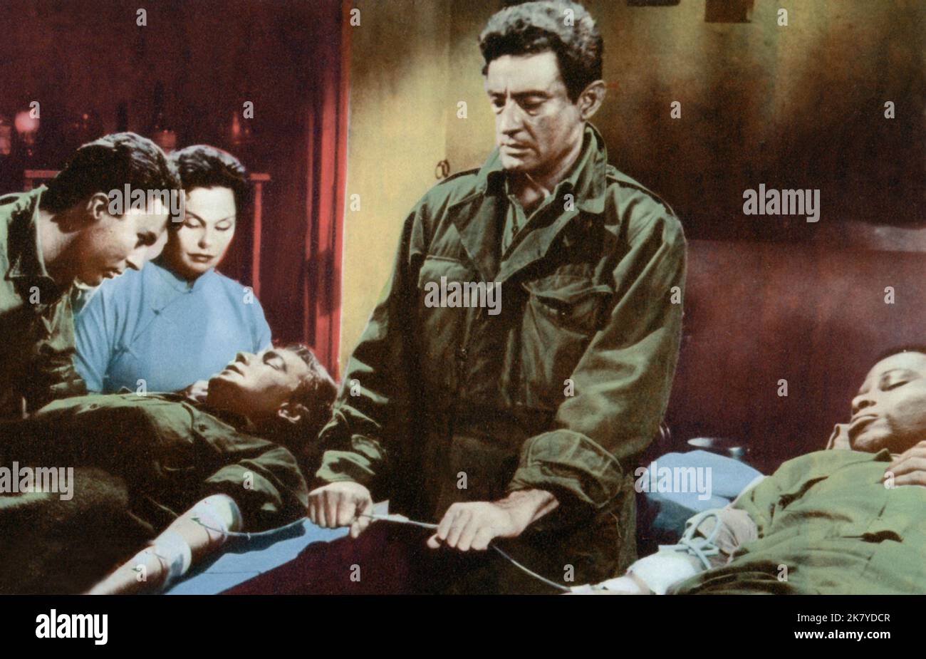 Alan Ladd & Sidney Poitier Film: All The Young Men (1960) Characters ...