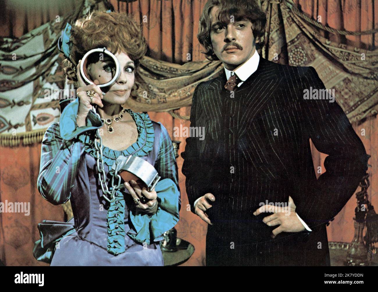 Dany Robin & David Hemmings Film The Best House In London (UK 1969 ...