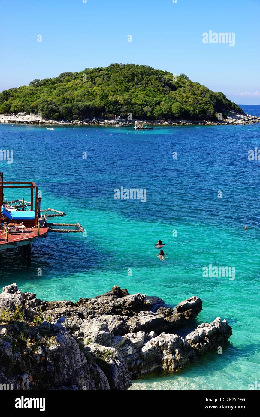 Ksamil, Republic of Albania Stock Photo - Alamy