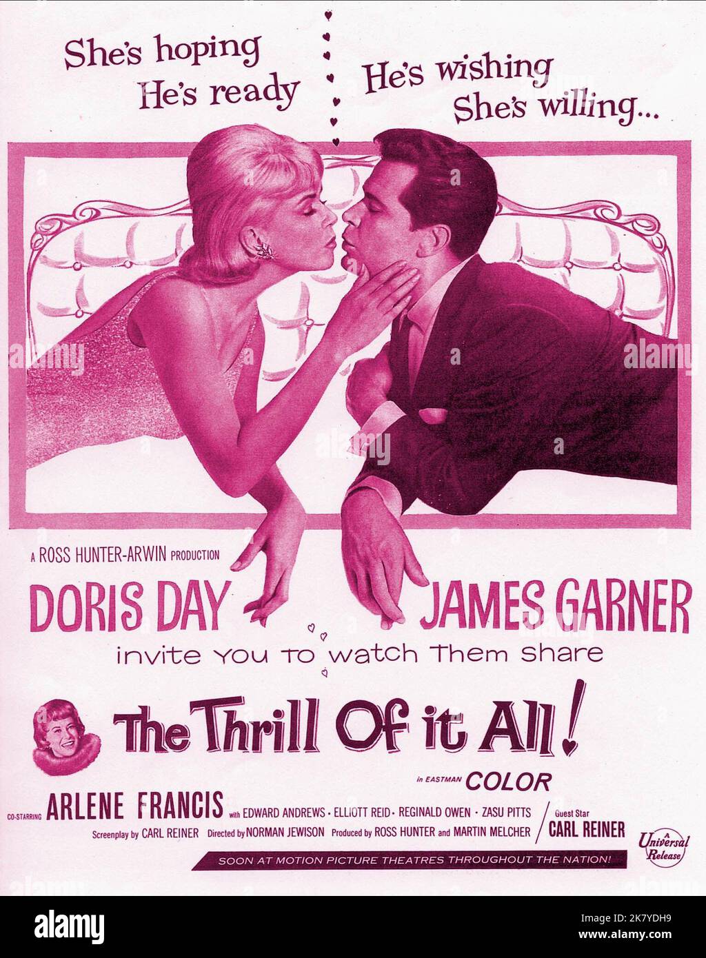 Doris Day & James Garner Poster Film The Thrill Of It All (USA 1963 ...