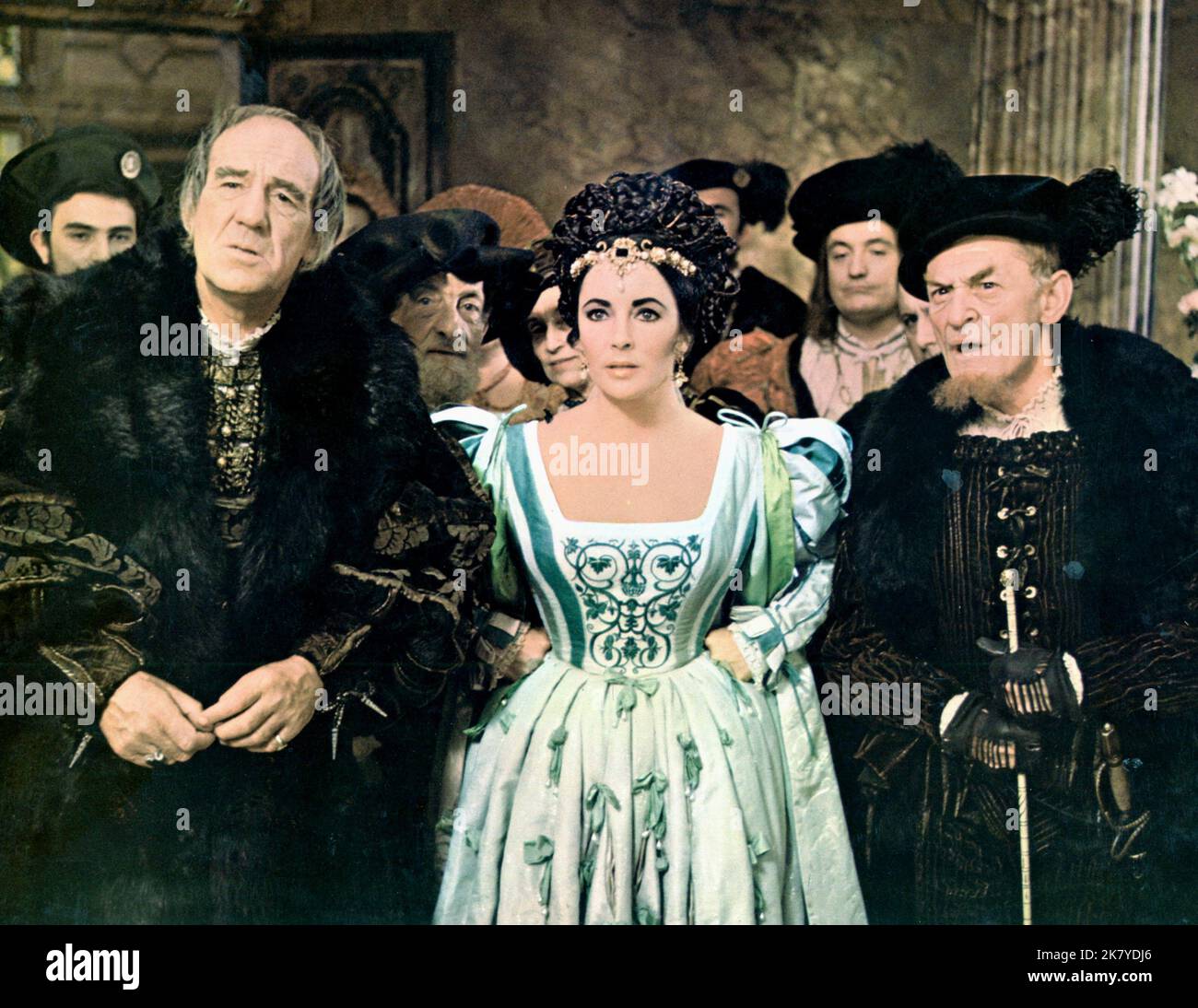 Michael Horden, Elizabeth Taylor & Film The Taming Of The Shrew (1960 ...
